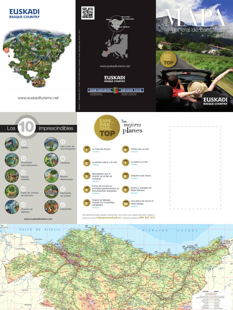 2015 Mapa Carreteras Euskadi | PDF | País Vasco (Comunidad Autónoma)