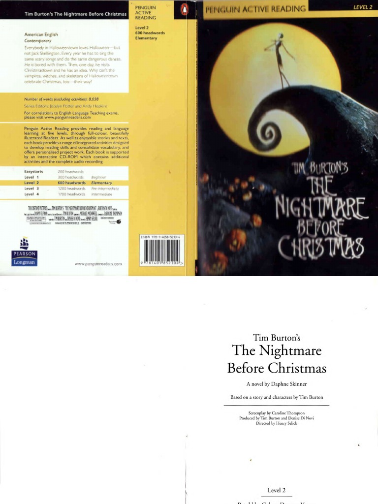 Nightmare Before Christmas Book | Santa Claus | Traditions