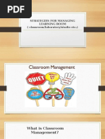 Classroom Management PPT Final | PDF | Teachers | Classroom Management