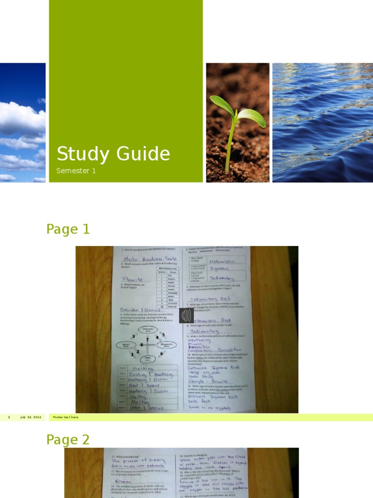 Study Guide Presentation | PDF | Career & Growth | Technology & Engineering