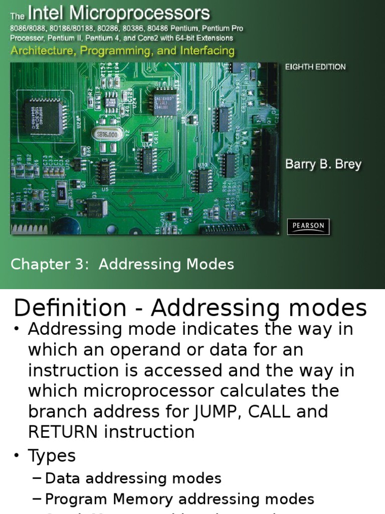 Addressing Mode | PDF | Instruction Set | Assembly Language