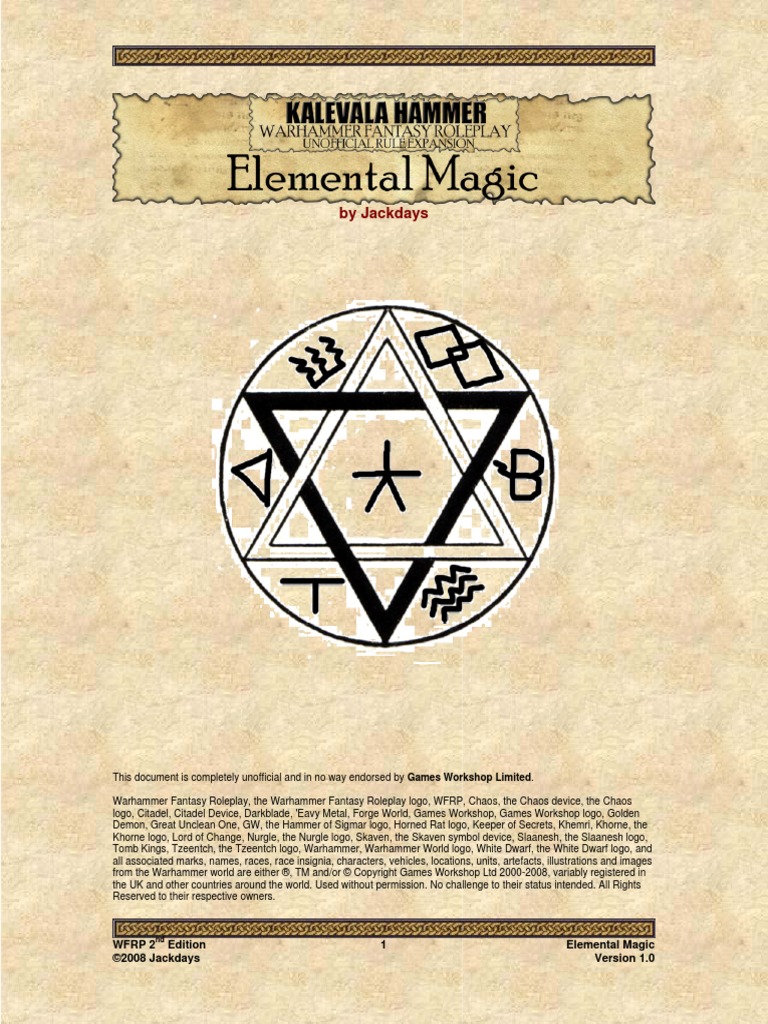 Elemental Magic | PDF | Fantasy