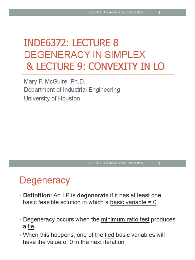 ALO | PDF | Linear Programming | Convex Set