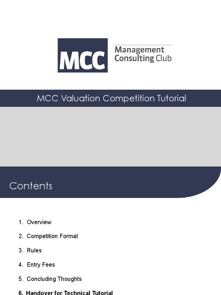 ValComp Tutorial 2014 (Unlocked) | PDF | Beta (Finance) | Valuation ...