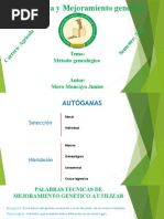Plantas Autógamas y Alógamas: Guía Esencial | PDF | Botánica | Reproducción
