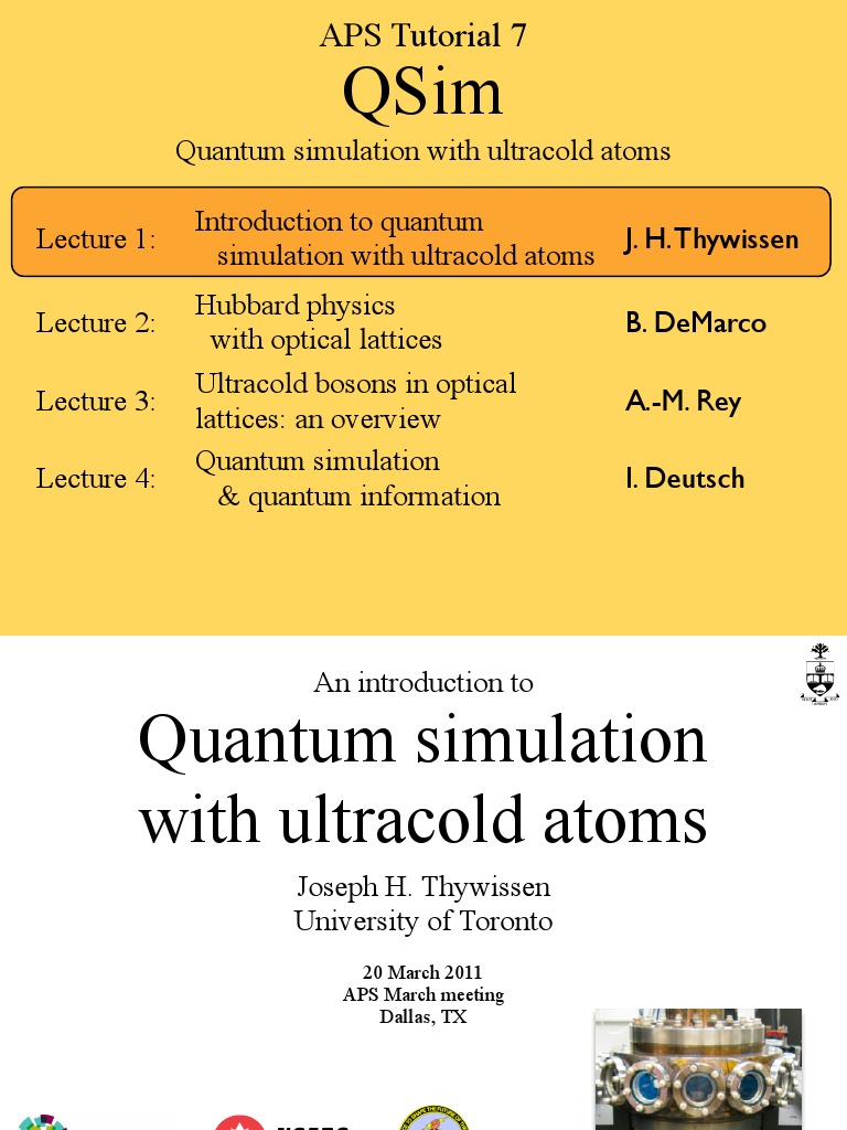 Ultracold Atoms Slides | PDF | Cross Section (Physics) | Solid State ...