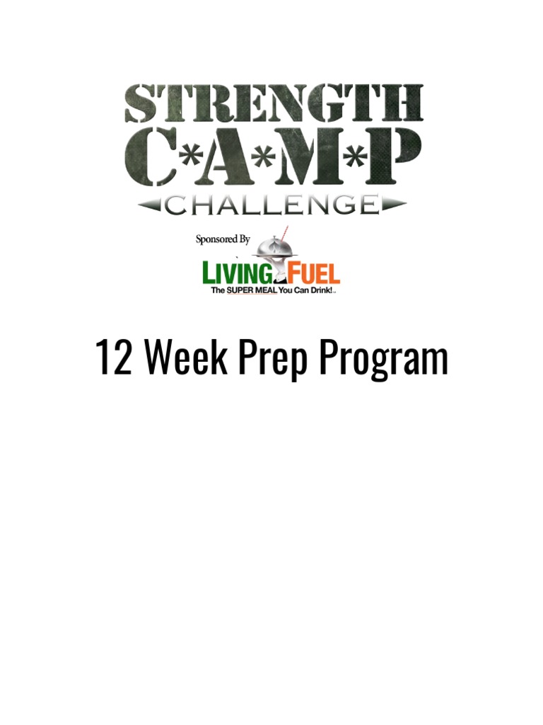 12 Week Challenge Program | PDF | Anatomical Terms Of Motion | Sports