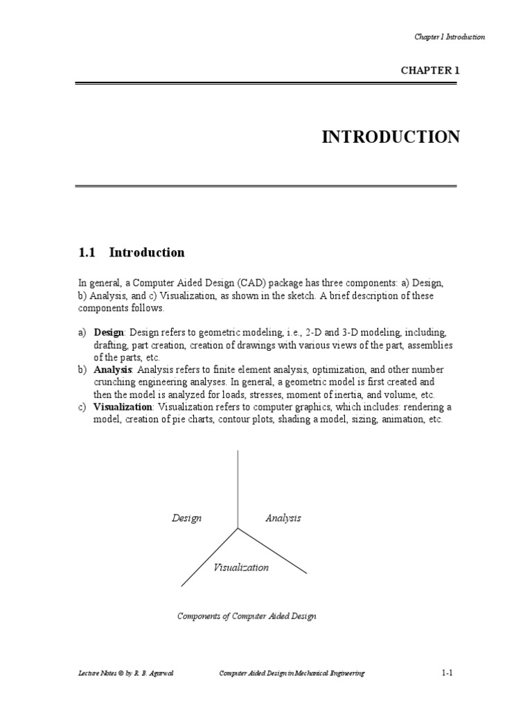 Introduction To Cad Cam PDF | PDF | Workstation | Computer Aided Design