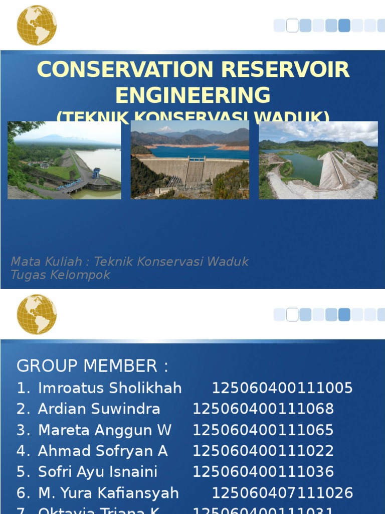 Conservation Reservoir Engineering | PDF | Reservoir | Science