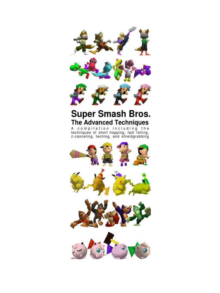 The Essential Guide to Super Smash Bros. Advanced Techniques | PDF ...