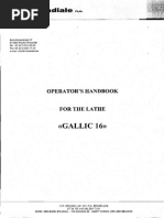 Colchester Student Lathe Manual PDF | PDF