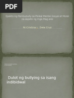 Forms of Bullying (Tagalog) | PDF