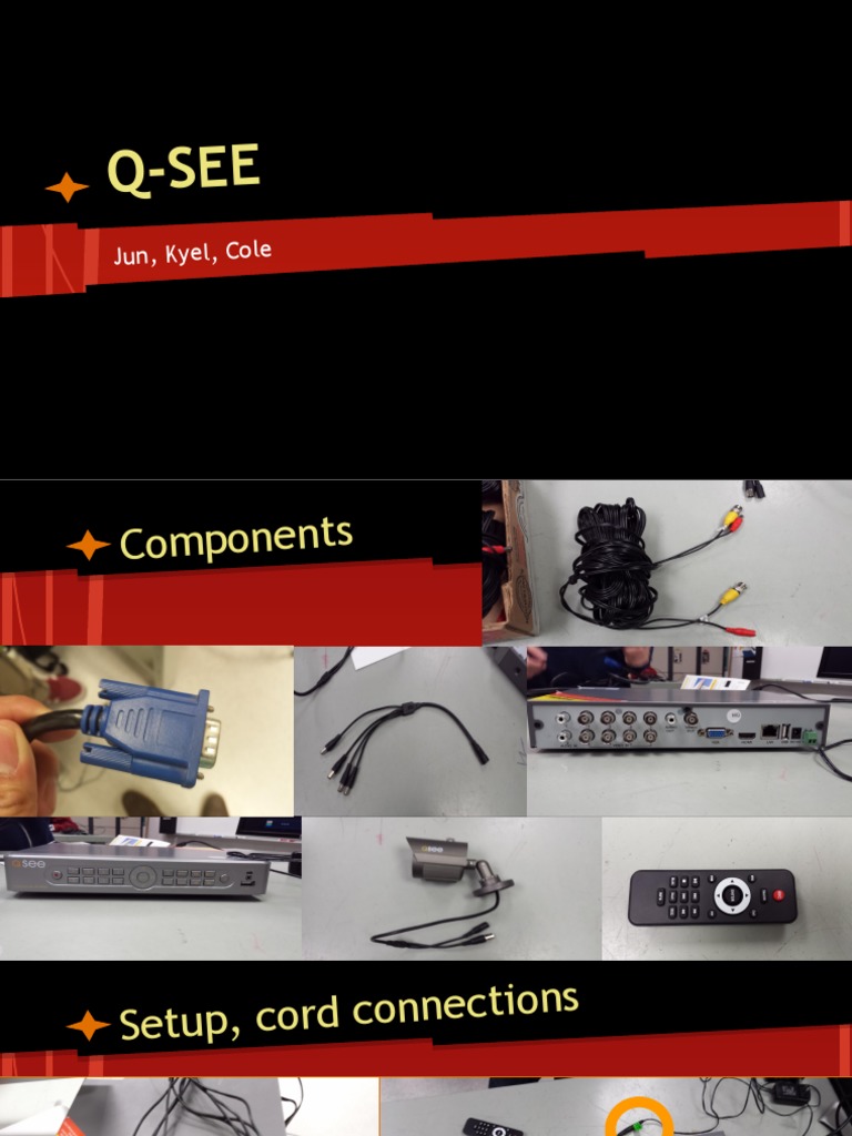 Q-SEE Camera Setup and Recording Guide | PDF | Cooking, Food & Wine ...