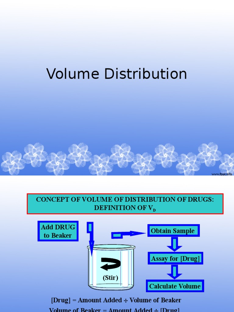 Volume Distribution | Download Free PDF | Pharmacology | Medical Treatments