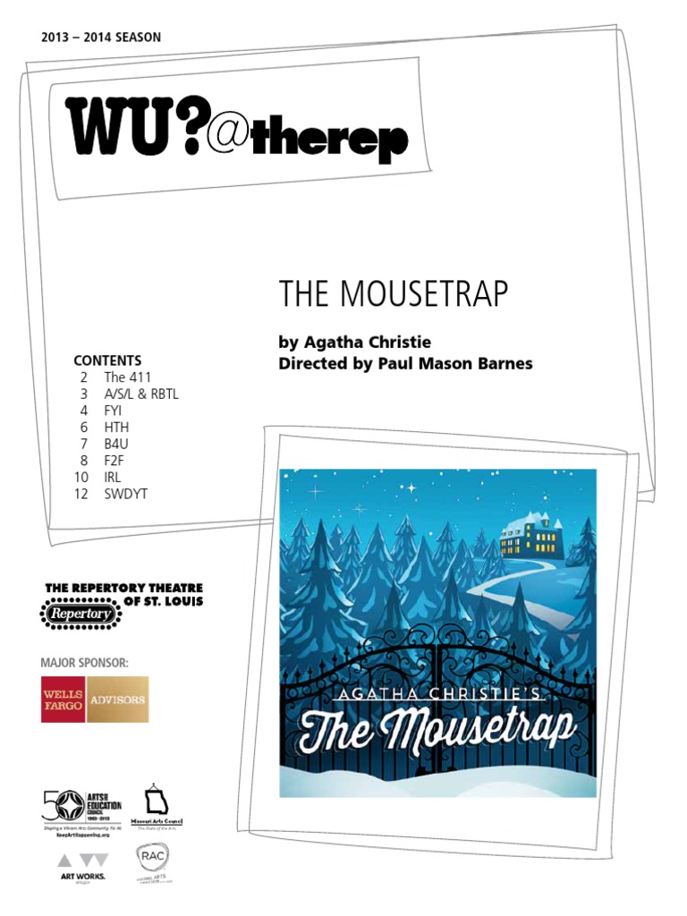 The Mousetrap | PDF | Agatha Christie | Hercule Poirot