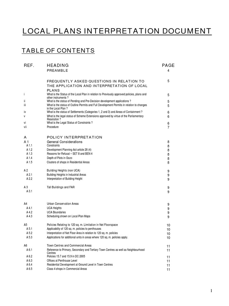 Local Plans Final | Download Free PDF | Zoning | Rural Area