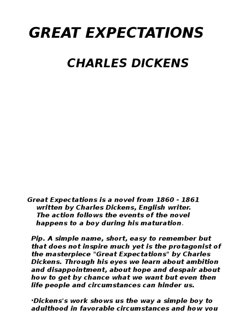 Great Expectations: Charles Dickens | PDF