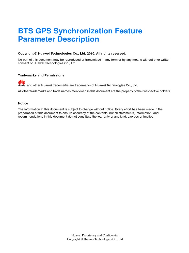 BTS GPS Synchronization | Download Free PDF | Global Positioning System ...