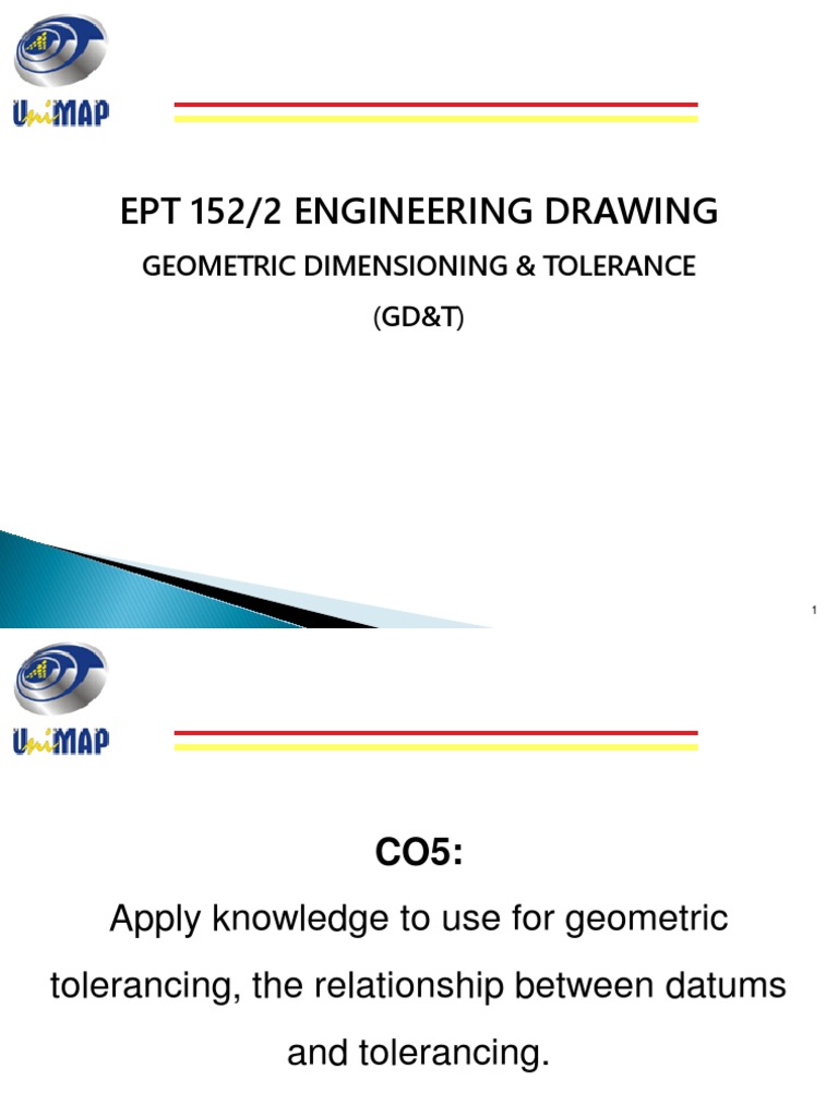Geometric Dimensioning and Tolerancing | PDF | Engineering Tolerance ...
