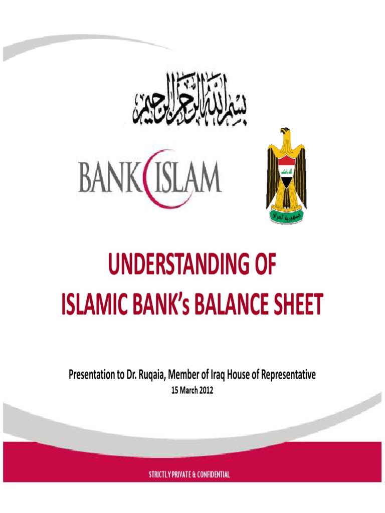 Understanding of Islamic Bank Balance Sheet | PDF | Islamic Banking And ...