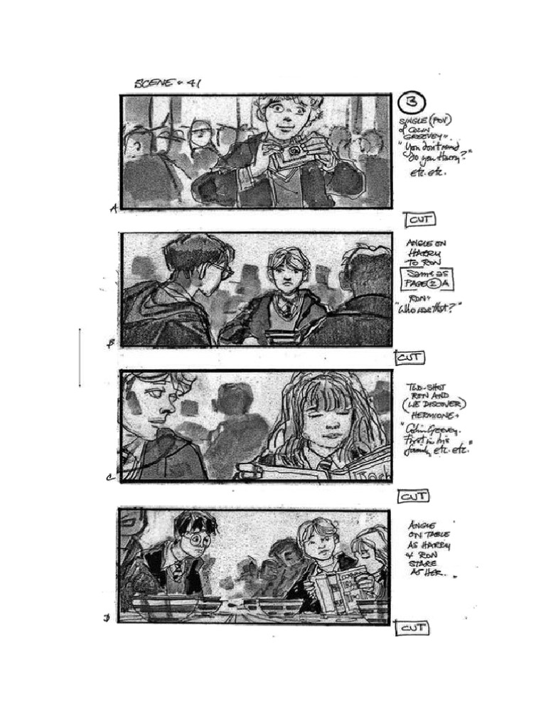 Harry Potter Storyboard | PDF