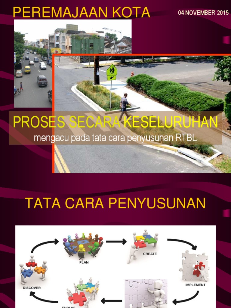 4 Proses Umum Penyusunan RTBL OUTLINE | PDF
