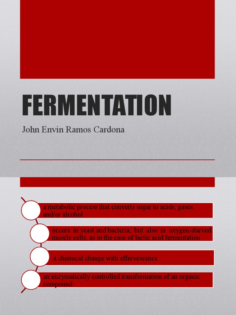An Overview of Fermentation: Processes, Products, History and ...