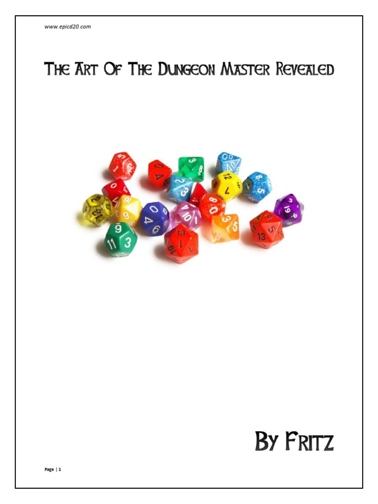 Art of the Dungeon Master | Dice | Gaming