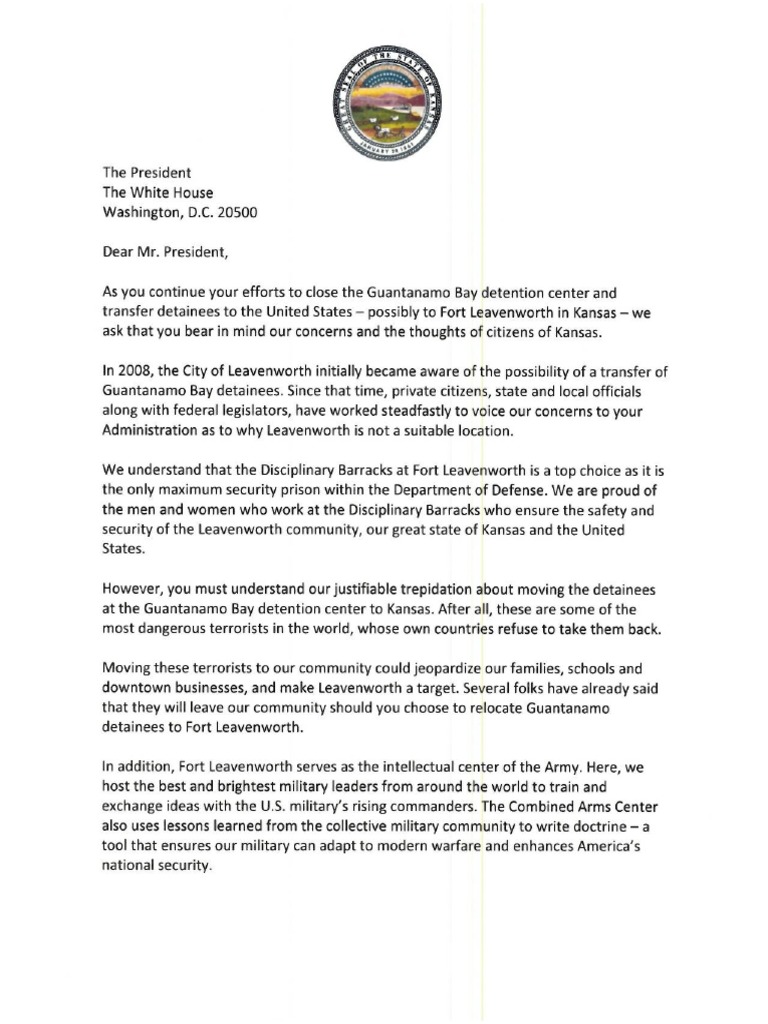 Read Letter To President Obama | PDF