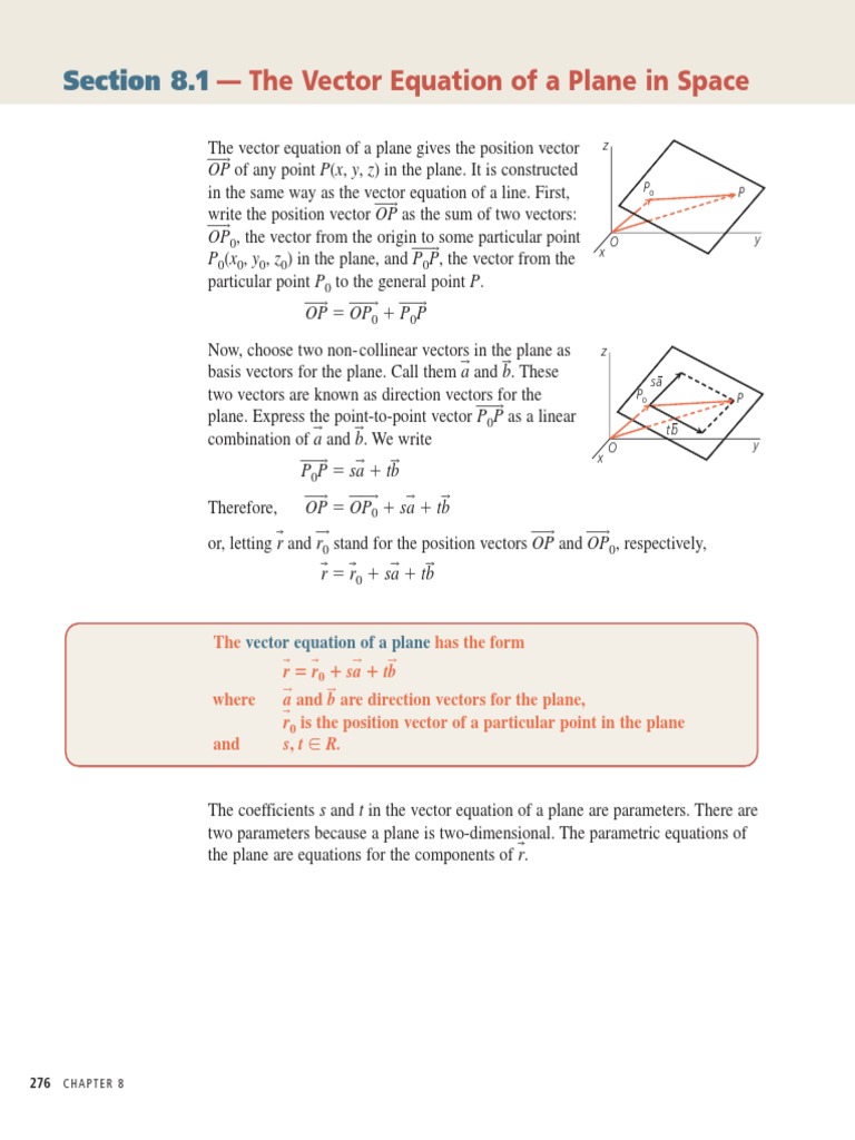 Equations of Planes | PDF | Plane (Geometry) | Line (Geometry)