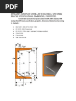 UPN (UNP) European Standard U Channels, UPN Steel Profile ...
