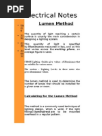 Lumen Method | PDF | Lighting | Light