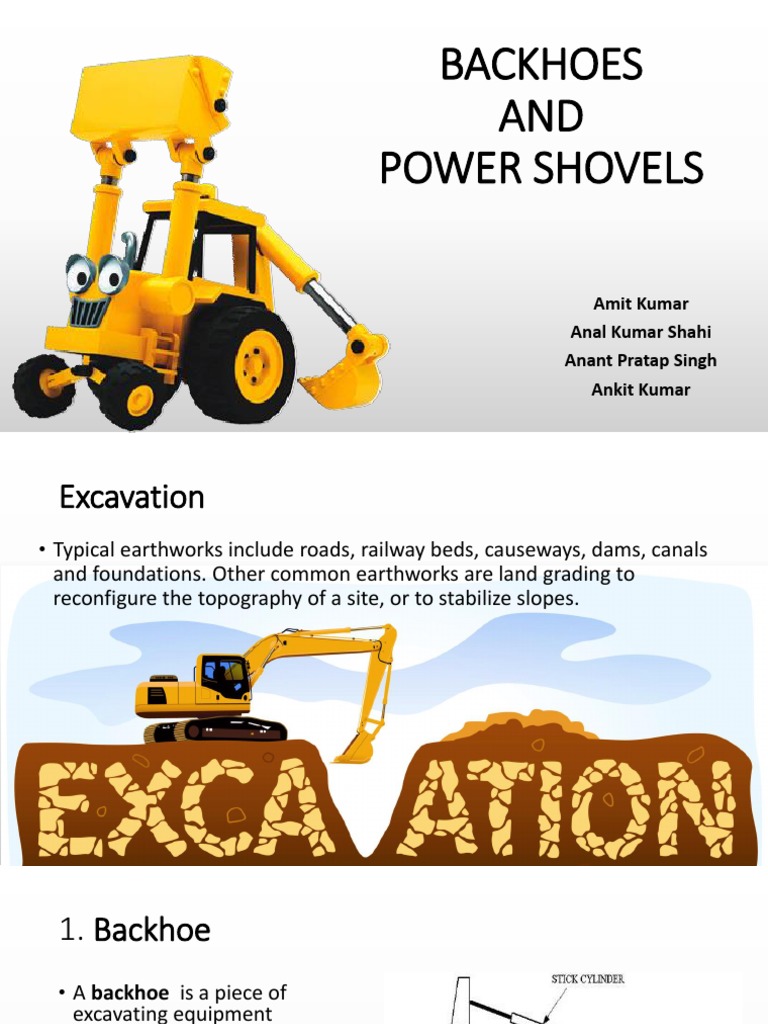 Backhoe and Power Shovel | Industrial Equipment | Construction Equipment
