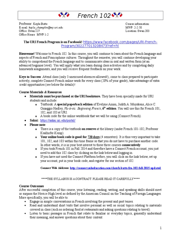 French 102: Program/302277013208473?ref HL | PDF | Tutor | Test ...