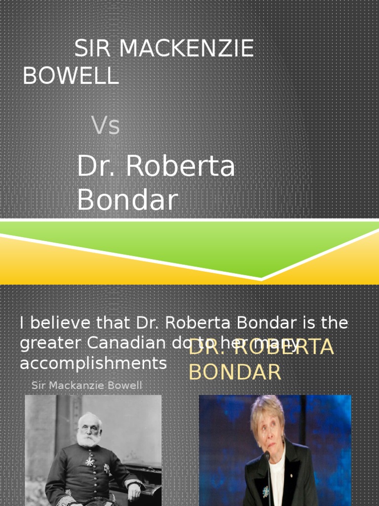 Sir Mackenzie Bowell | PDF