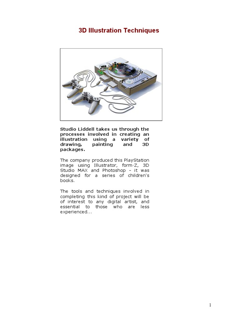 Draw - 3D Illustration Techniques | Download Free PDF | 3 D Modeling ...