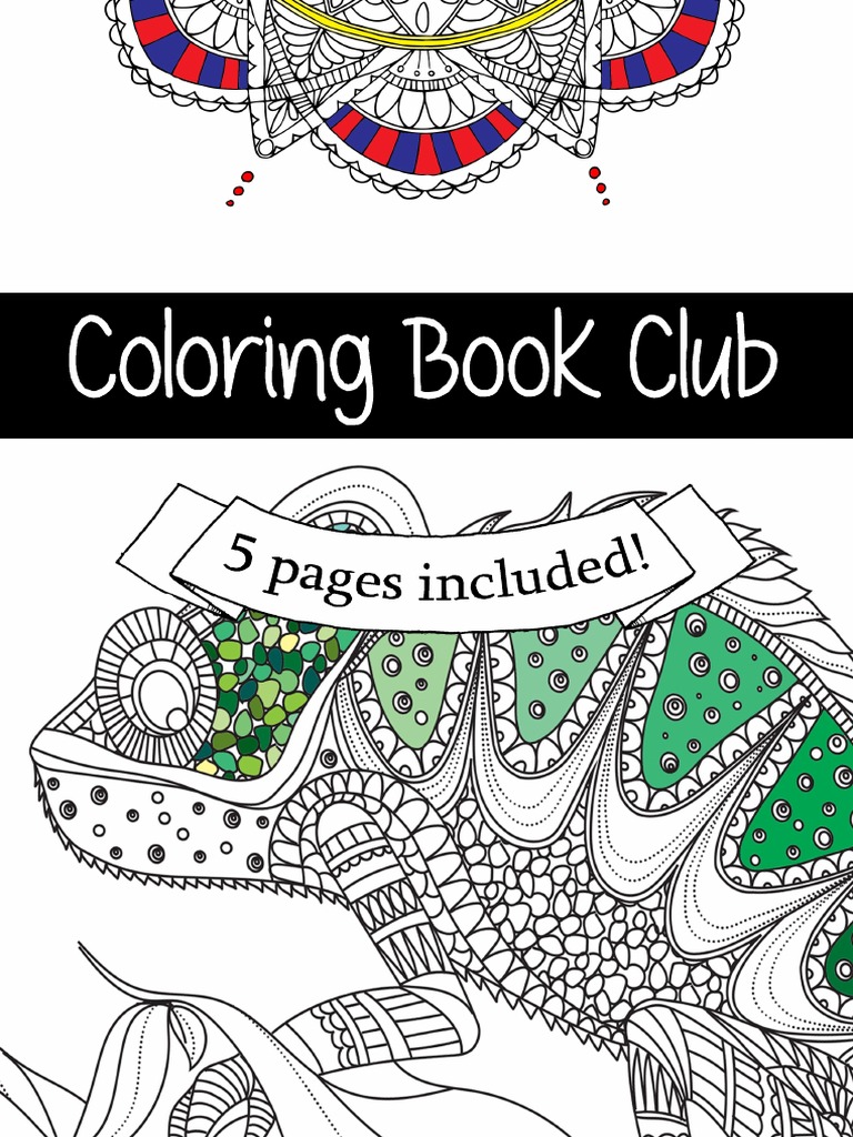 The Coloring Book Club - Free Coloring Book Sample | PDF | Books