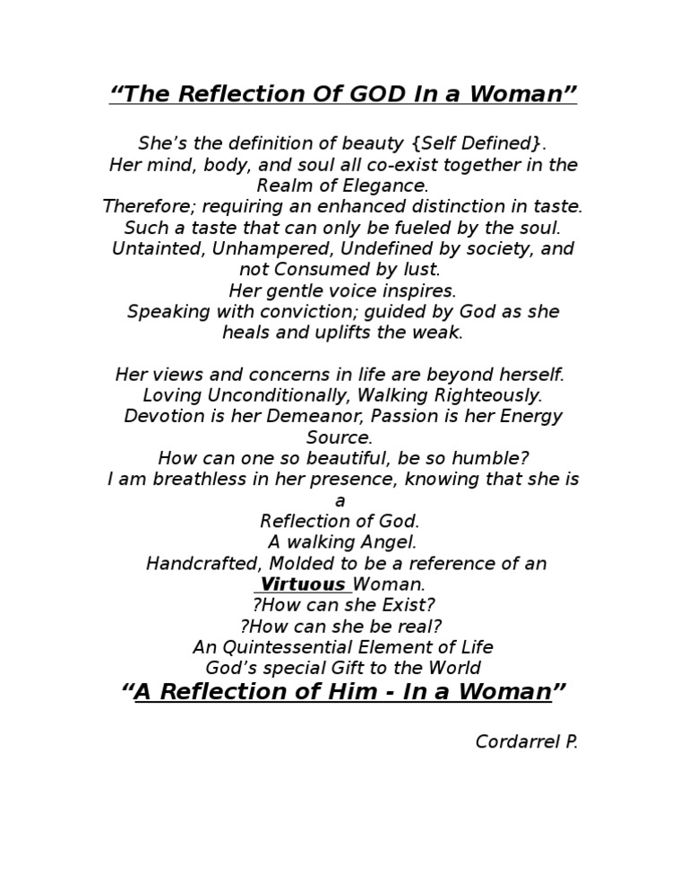 Reflection of God | PDF | God | Soul