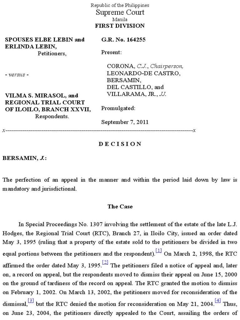 Record vs Notice of Appeal | Certiorari | Appeal