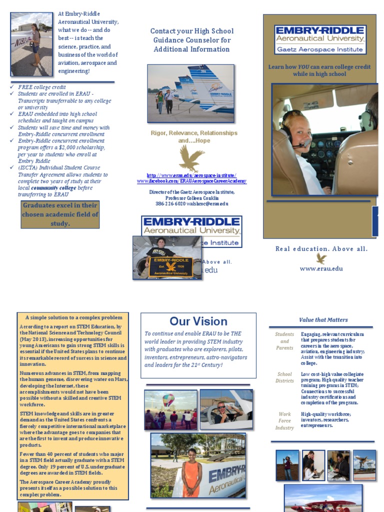 Embry-Riddle Aeronautical University 2015 Brochure | PDF | Science ...