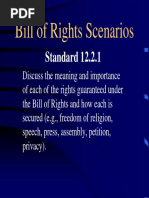 Bill of Rights Scenarios Worksheet | PDF | Search And Seizure | First ...