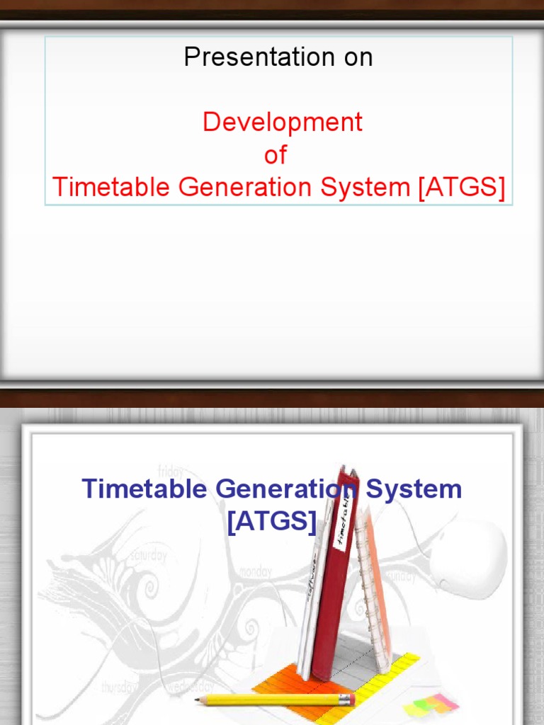 Automated Timetable Generation System | PDF | Computers