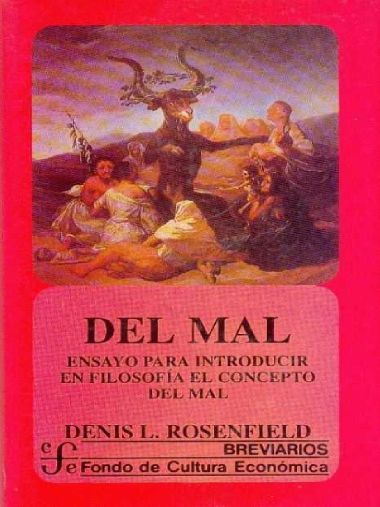 Del Mal ensayo sobre el concepto del mal.pdf | Esencia | Immanuel Kant