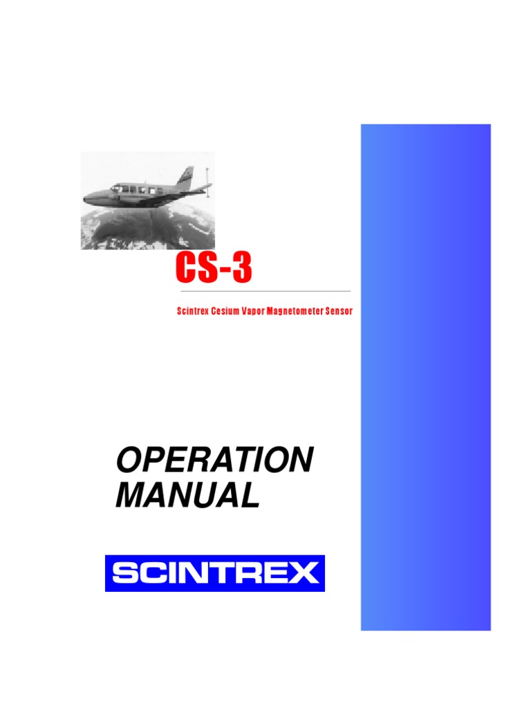 Operation Manual: Scintrex | PDF | Magnetometer | Physics