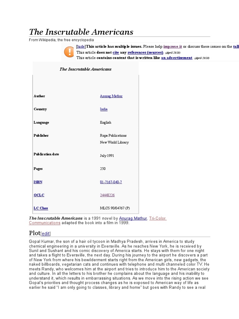 The Inscrutable Americans | PDF | Books