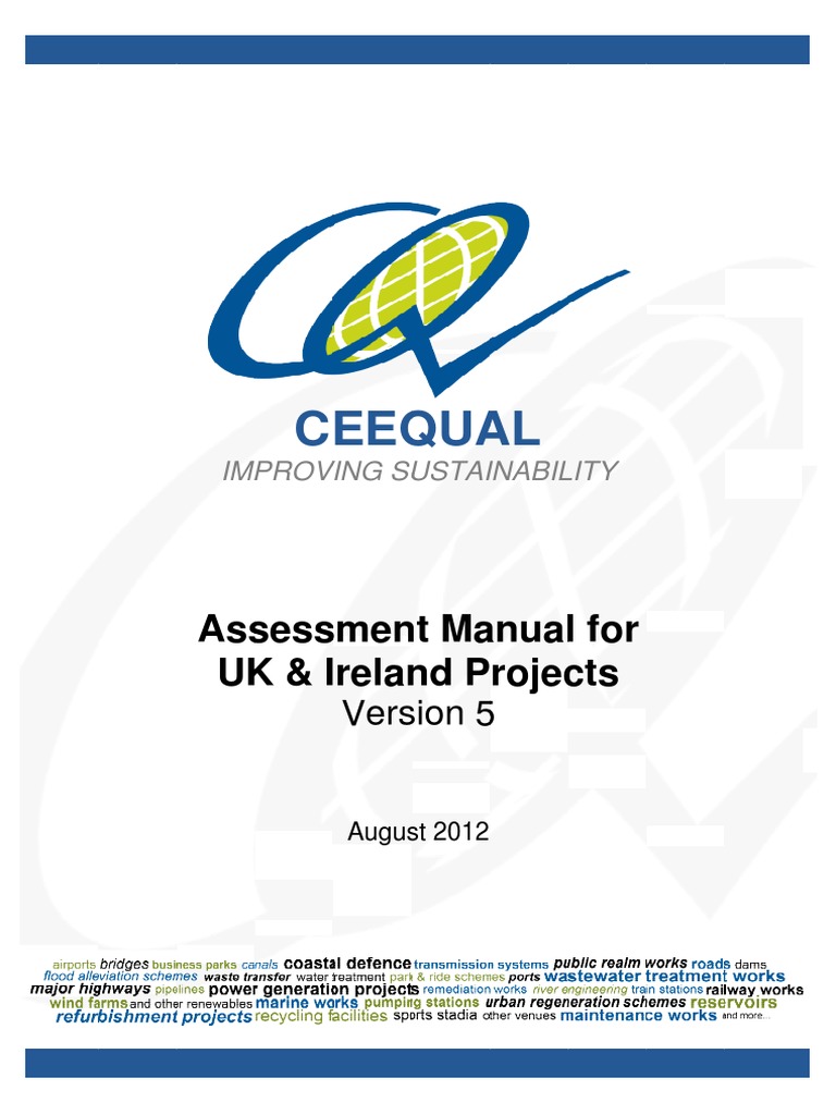CEEQUAL V5 Assessment Manual For UK Ireland Projects - FINAL 24-08-12 ...