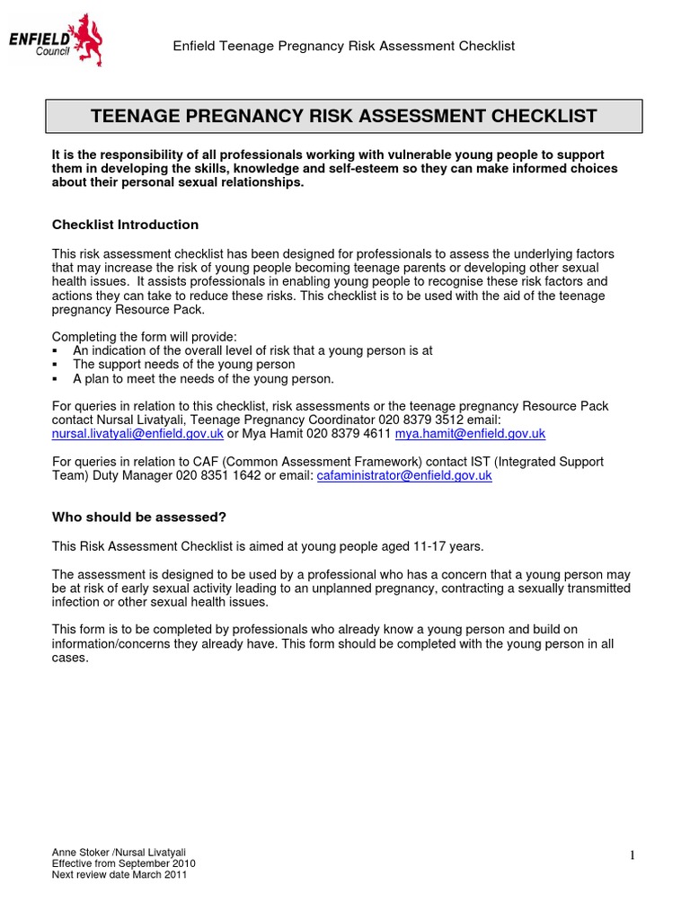 Risk child Assessment Checklist | Substance Abuse | Alcohol Abuse