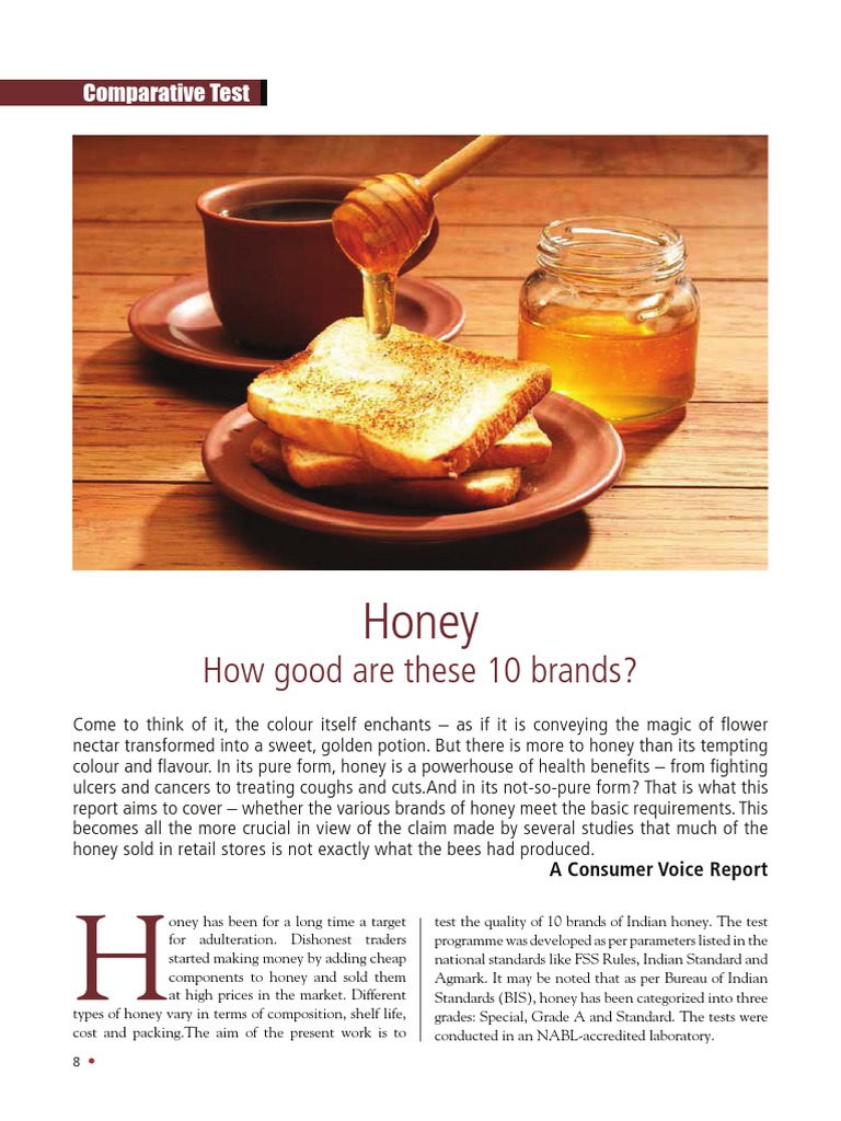 Honey How Good Are These 10 Brands Pdf Honey Sucrose