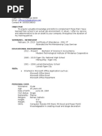 Deck Cadet Resume and Application | PDF