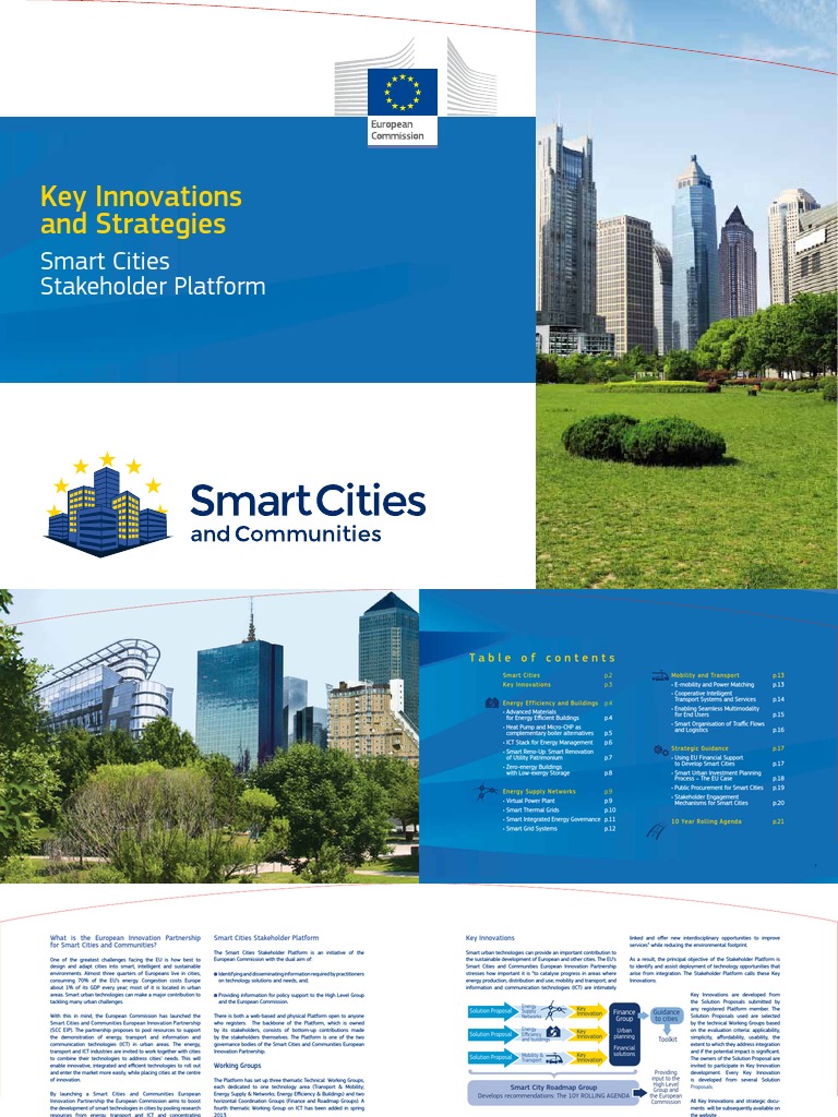 Brochure Smart Cities Forweb | PDF | Smart Grid | Electrical Grid